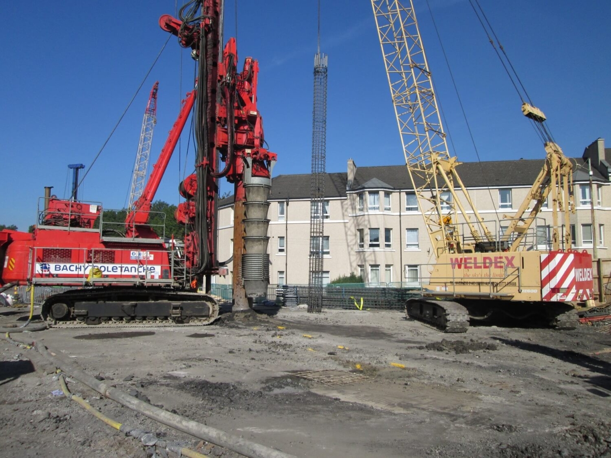 Cased Secant Piling (Cased CFA) - Bachy Soletanche