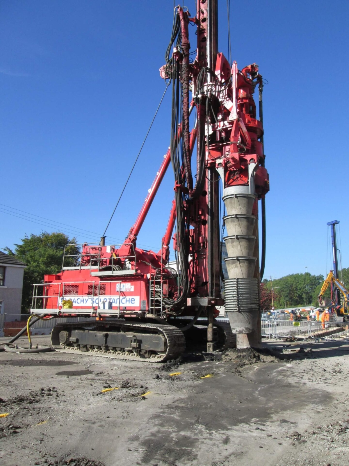 Cased Secant Piling (Cased CFA) | Secant Pile | Bachy Soletanche