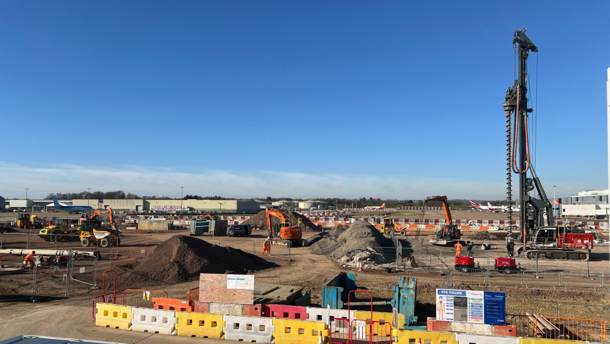 Foundation Milestone Reached at London Gatwick Pier 6 Extension